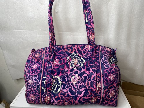 Gorgeous VERA BRADLEY WEEKENDER Katalina Pink Breast Cancer Duffle Bag ...