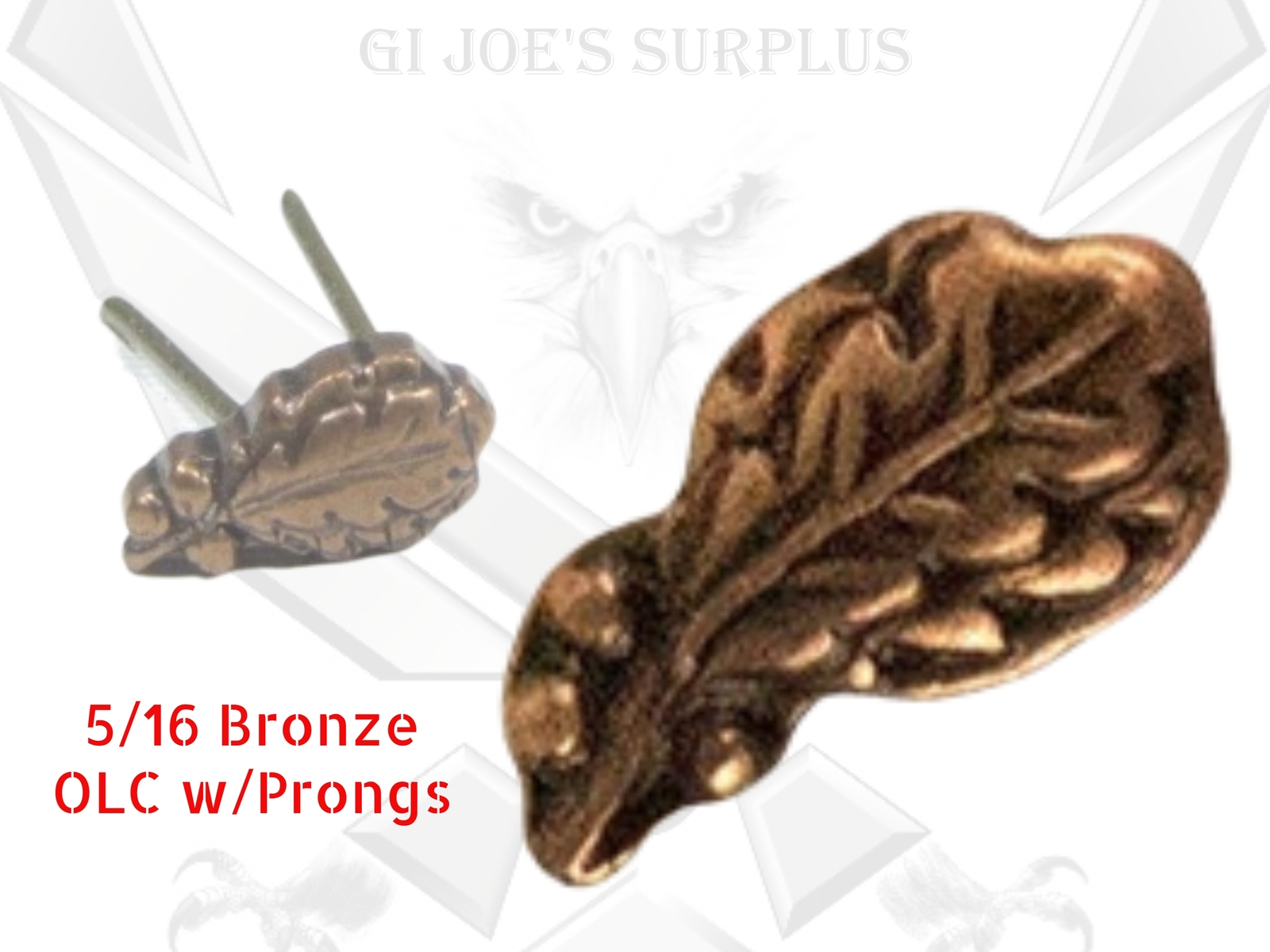 New Device Prong 5/16 Bronze Oak Leaf Cluster OLC Military Medals ...