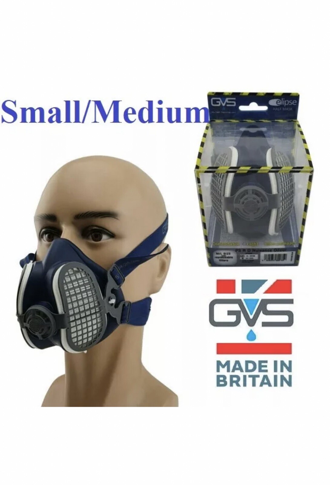 GVS Filter Technology SPR502 Elipse P3 Dust and Nuisance Odour Half ...