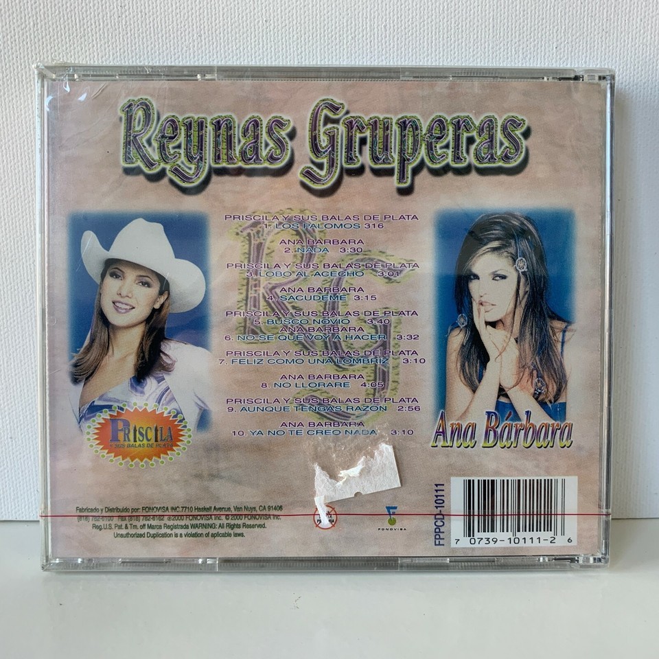 Ana Barbara y Priscila y Sus Balas de Plata CD Reynas Gruperas 2000 ...