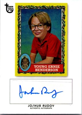 2013 Topps 75th Anniversary Autographs Rainbow Foil #NNO Joshua Rudoy ...