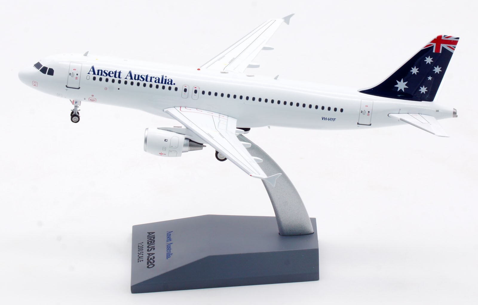 INFLIGHT 1:200 Ansett Australia Airbus A320 Diecast Aircraft JET Model ...