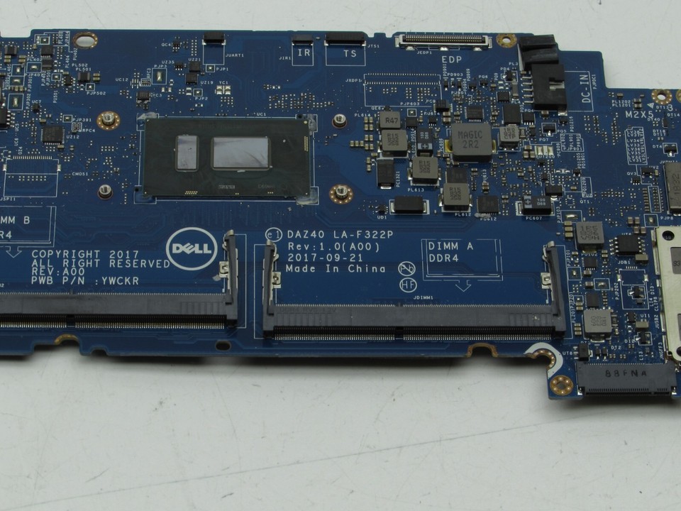 Dell Latitude 7490 14" Genuine Intel i7-8650U 1.9GHz Motherboard LA ...
