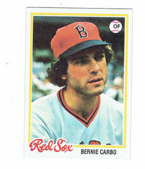 Bernie Carbo Boston Red Sox Outfield #524 Topps 1978 #Baseball Card | eBay