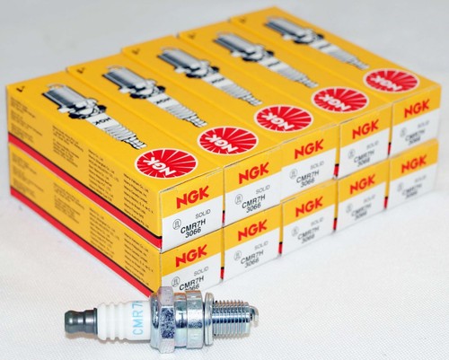 10 Pack Genuine NGK 3066 Spark Plugs CMR7H for Husqvarna Redmax Echo ...
