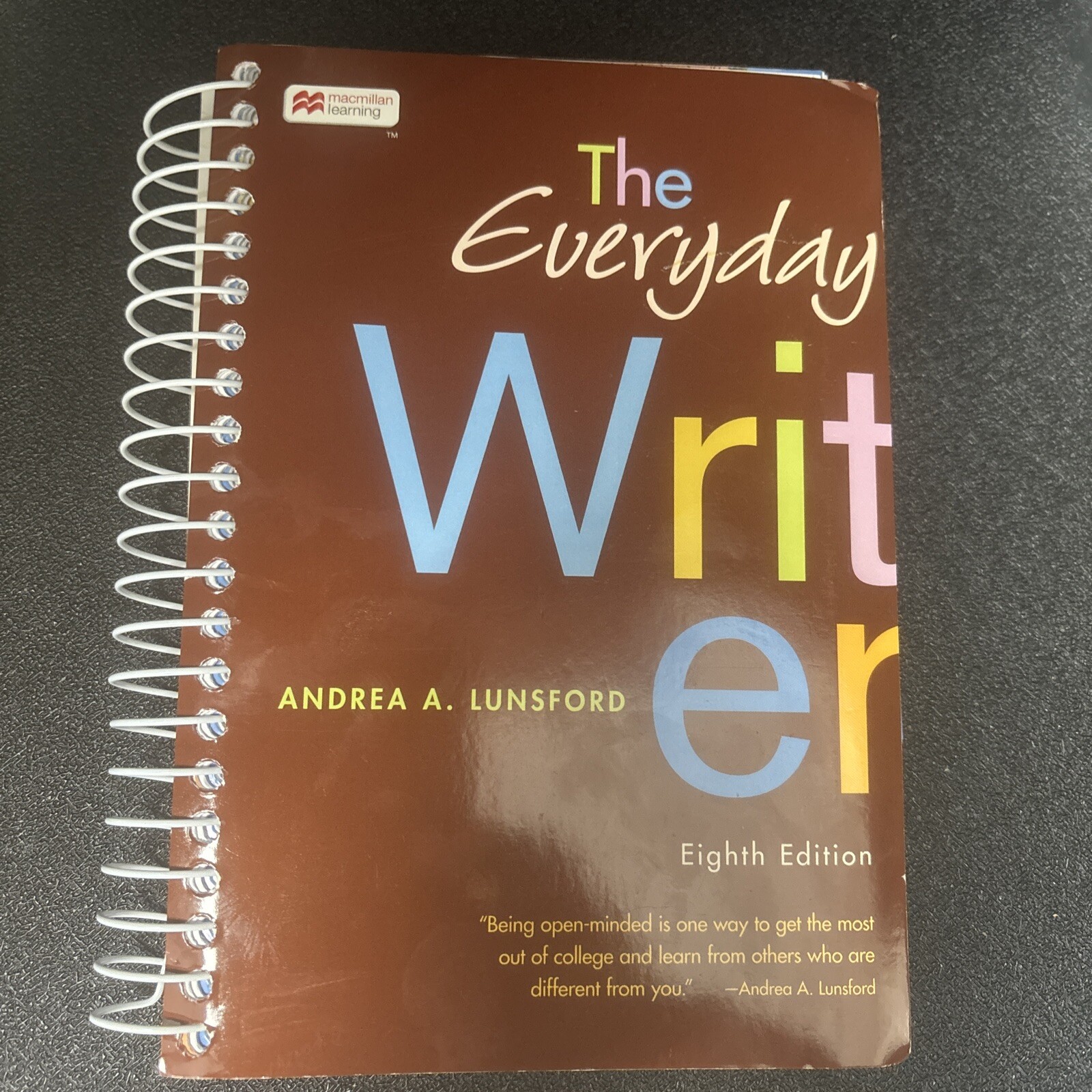 Everyday Writer by Andrea Lunsford (2022, Spiral) for sale online | eBay