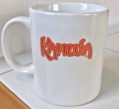 Vintage Kahlua Coffee Mug — White with Red Logo — Kahlúa | eBay