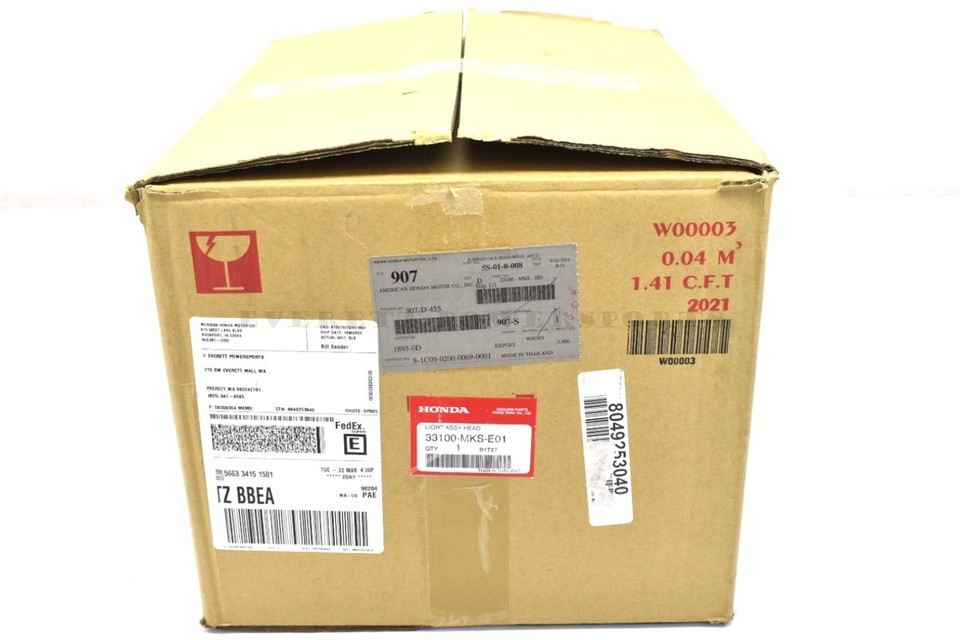 Head Light Lamp & LED Bulb CRF1100 20-25 Africa Twin Base & DCT ...