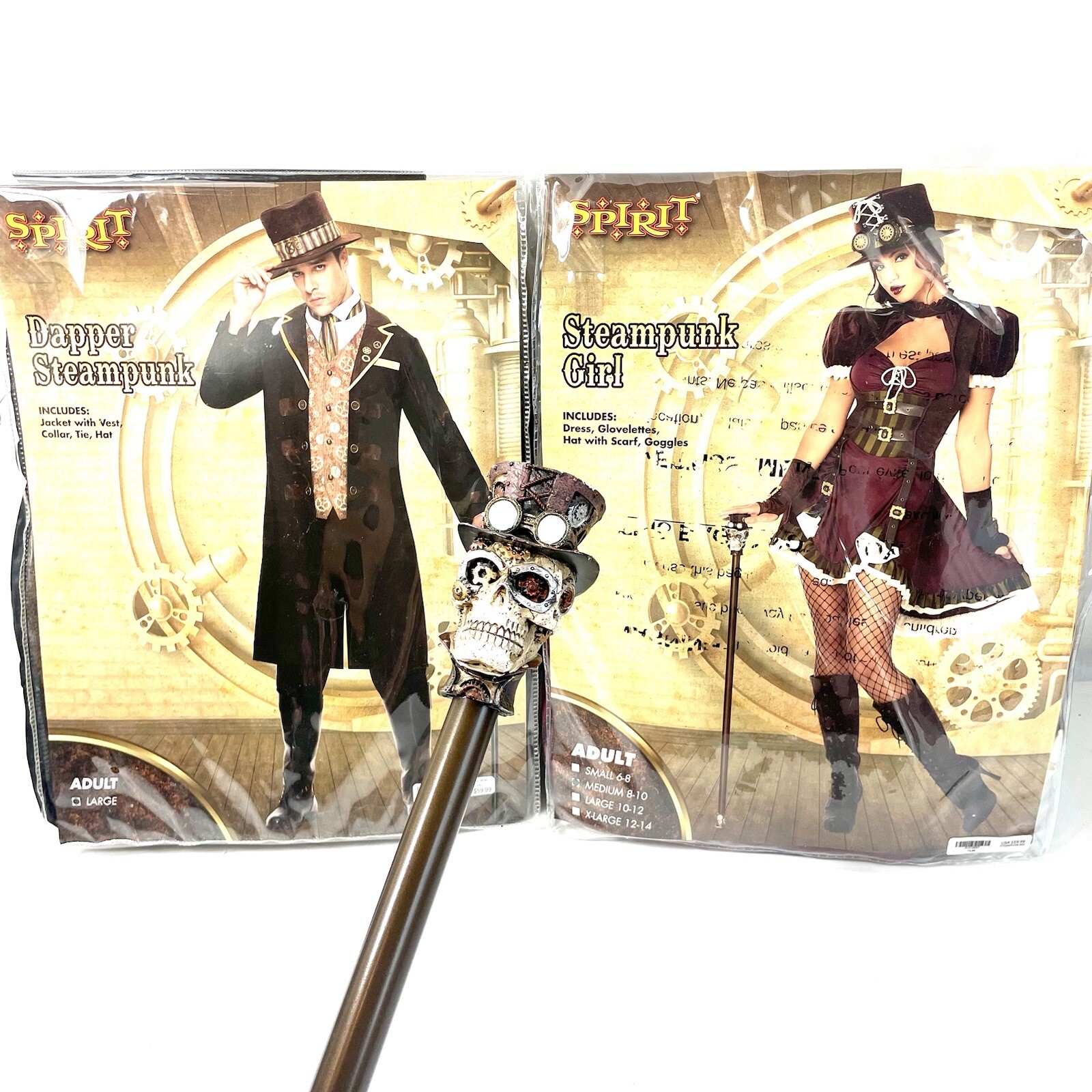Spirit Halloween Costume Victorian Steampunk Couple C… - Gem