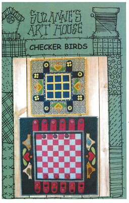 Suzanne's Art House Checker Birds #157 Quilt Game sewing pattern uncut ...