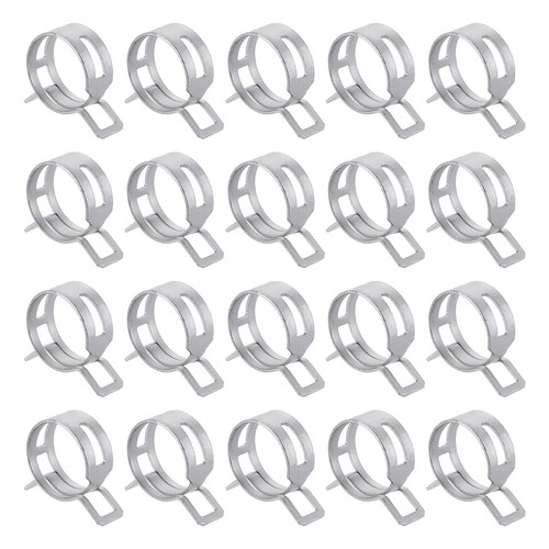 20pcs Spring Band Type Hose Clamps 32mm Silicone Vacuum Pipe Clip ...
