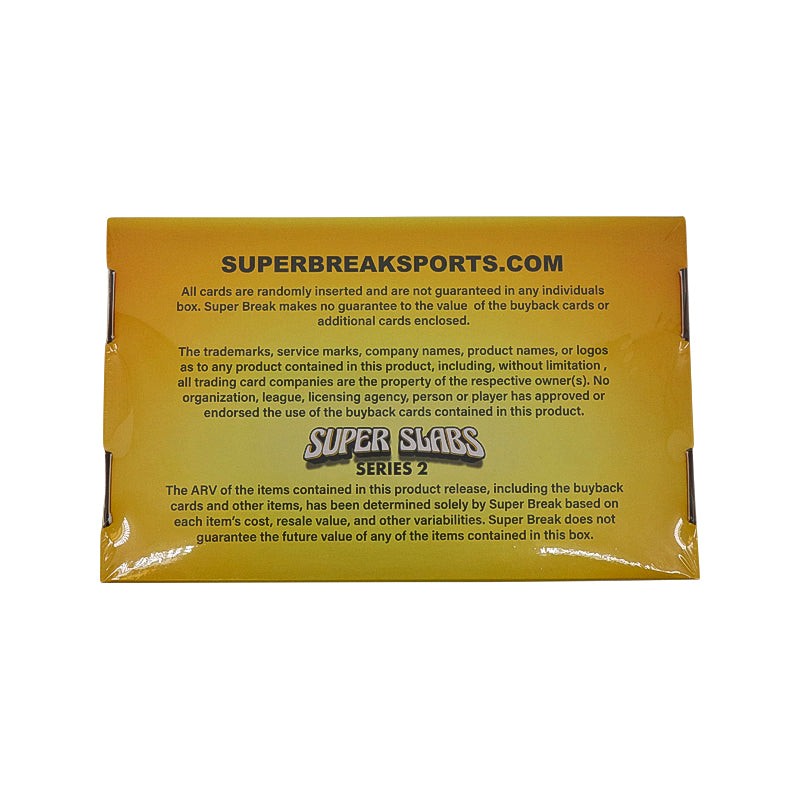 2021 Super Break Super Slabs Series 2 Sealed Repack Box (1 or 2 Slabs ...