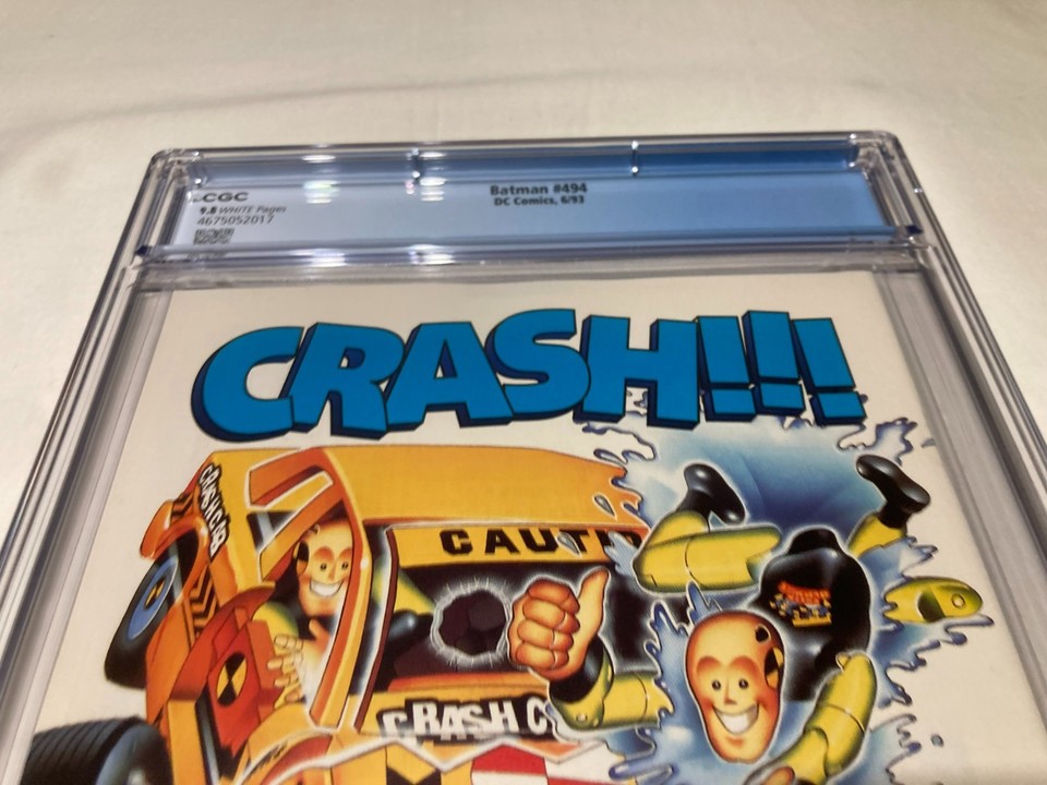 Batman 493 CGC 9.8 NM/M White Pages Victor Zsasz Knightfall Part 3 1993 ...