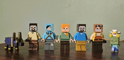 Minecraft Minifigures Legos Lot Of 7 **FREE SHIPPING** | eBay