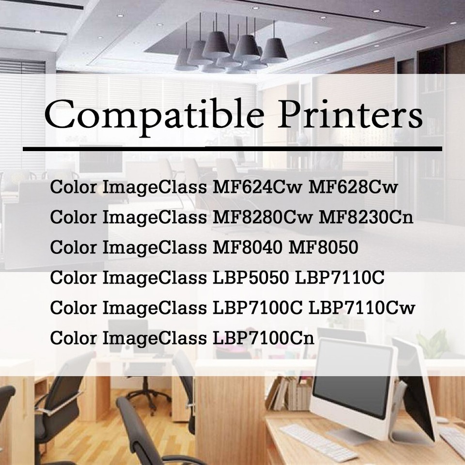 (5PK,2BCMY) CRG131 131H Toner Cartridge for Color imageCLASS MF623Cn ...