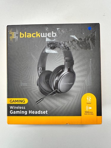 Blackweb Rechargeable Wireless Gaming Headset (BWA22HO002C-Black) *Open ...