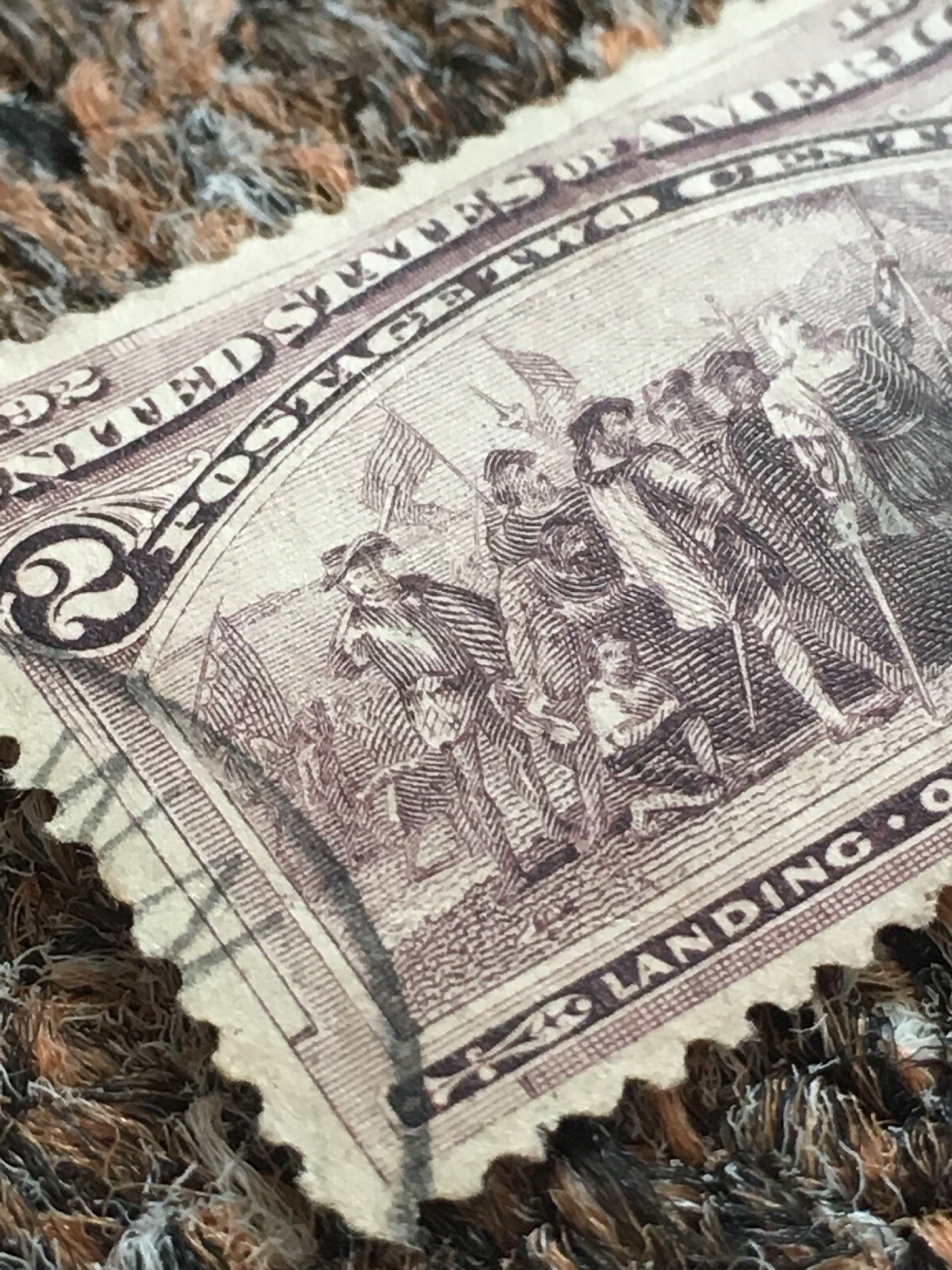 UASS United States Postage Stamp America 1892 Landing Columbus Franked ...