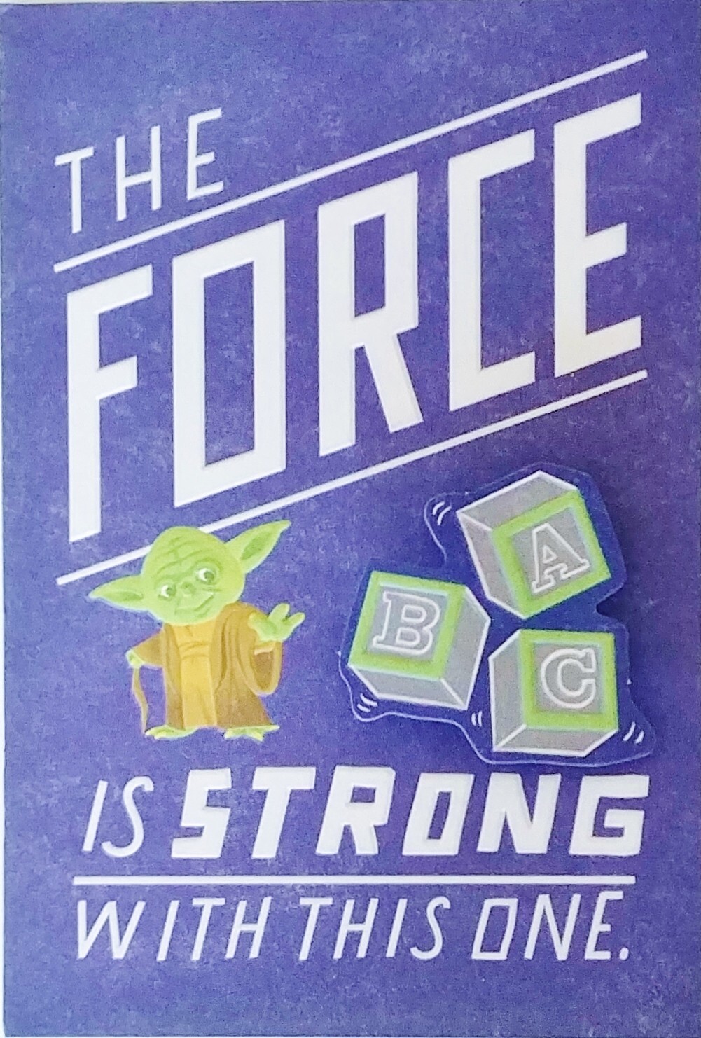 Star Wars Baby Yoda Congratulations New Jedi Baby Boy Birth Shower ...