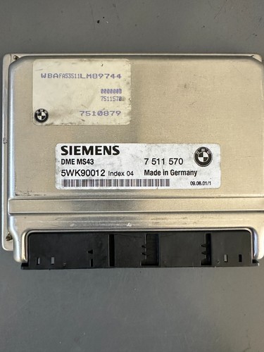 BMW E39 E38 E53 5 7 X5 series 4.0i 4.4i M62 ENGINE COMPUTER UNIT DME ...