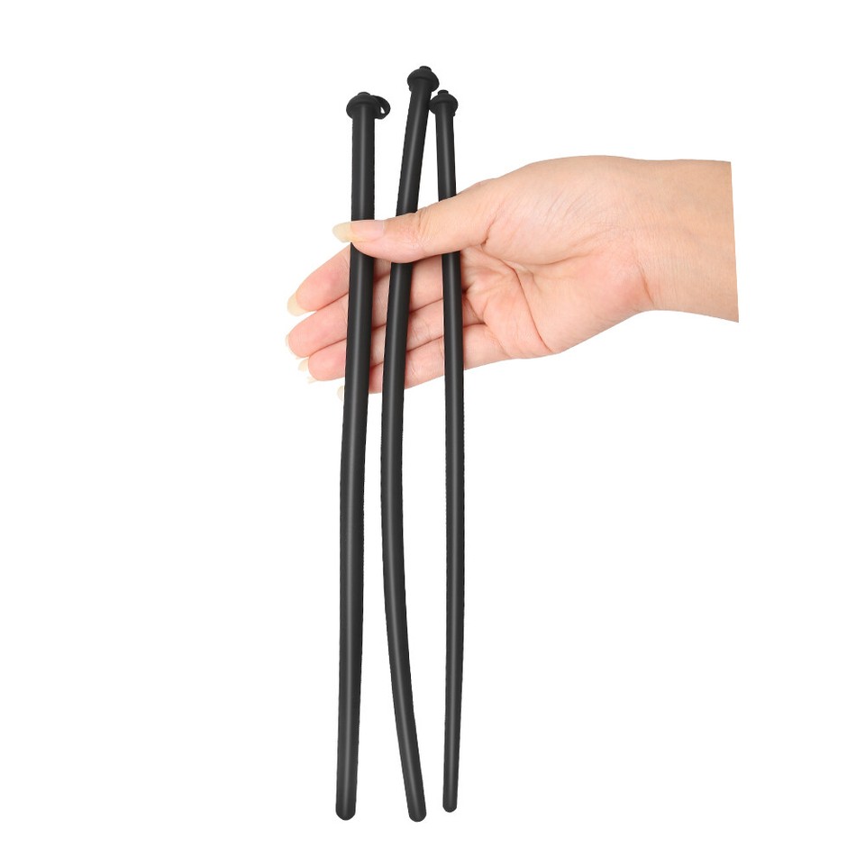 Silicone Hollow Male Penis Dilator Plug Sounding Urethral Stretcher ...