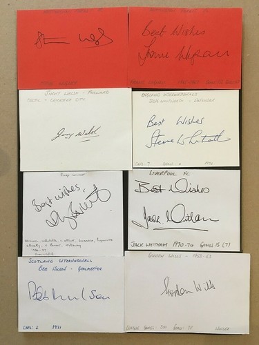 Signed card by FRANK WIGNALL the NOTTINGHAM FOREST footballer. | eBay