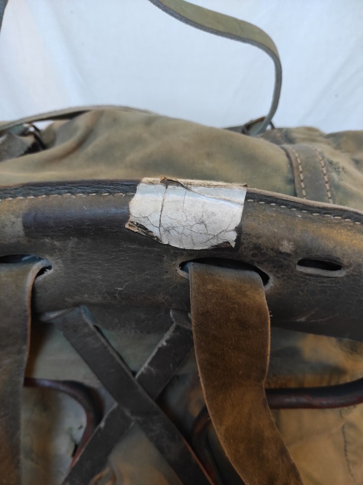 Vintage 1960s Swedish army ST backpack rucksack bag military steel ...