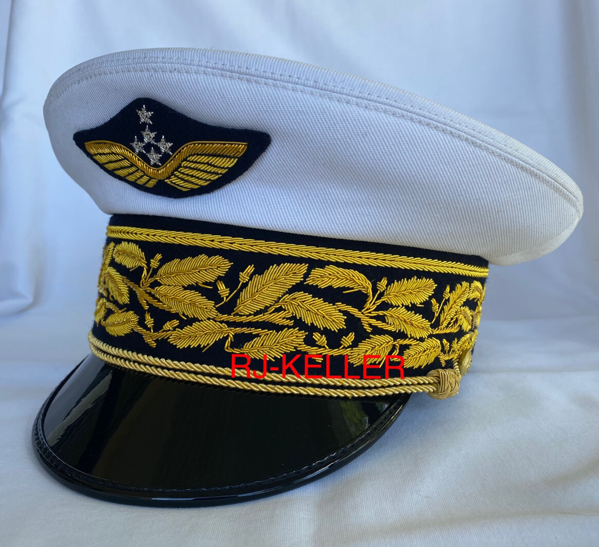 French Airforce Air Marshal Military Generals Officers Dress Visor Hat ...