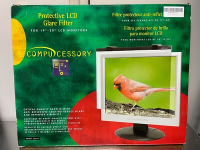 Compucessory Anti Glare Flat Frame Monitor Filter fits 19 to 21 inch ...