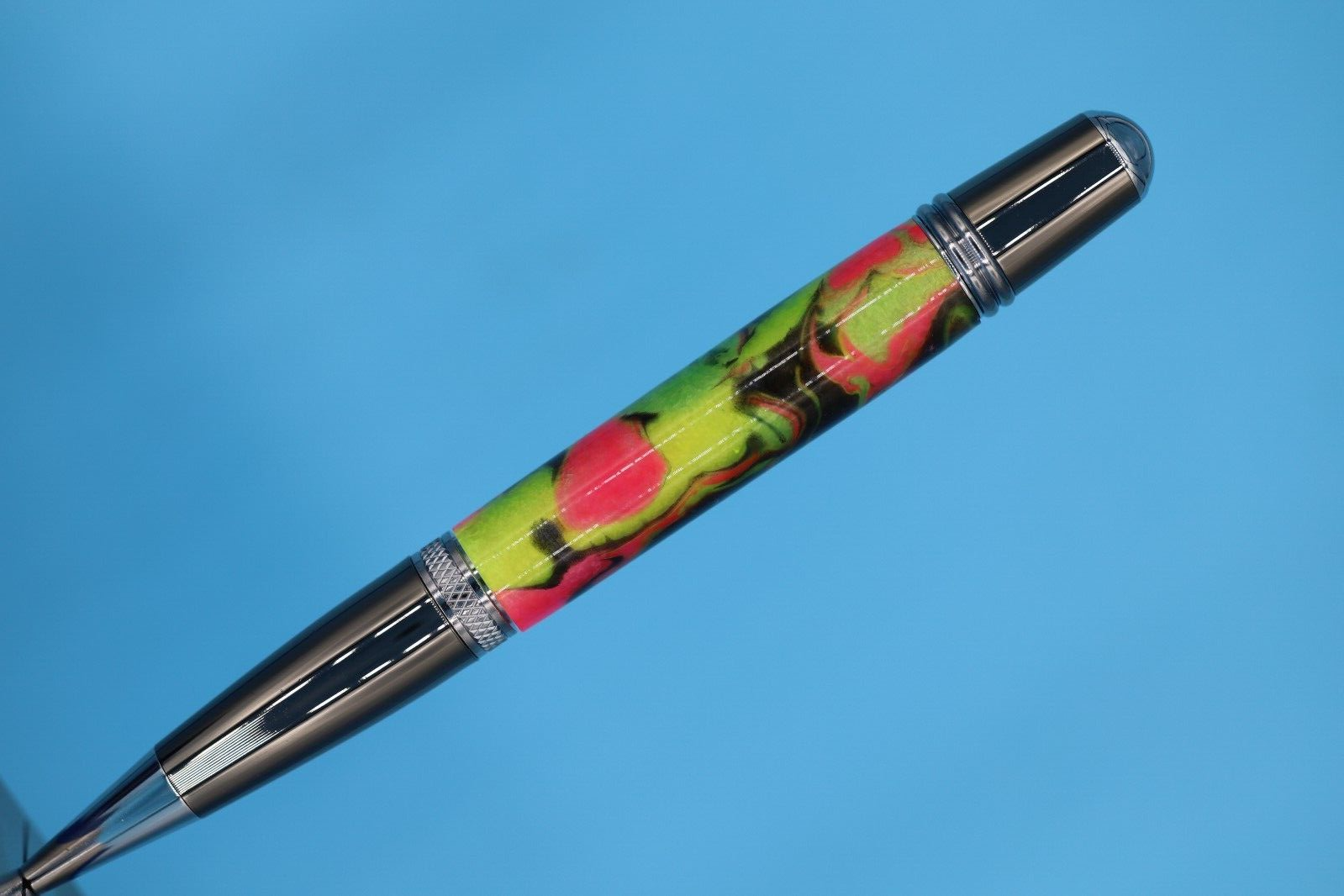 Sierra Style Ballpoint Pen in Gunmetal and Chrome Trim with Shout Out ...