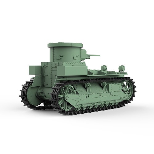 SSMODEL SS35767 1/35 Military Model Kit US T1E2 Light Tank | eBay