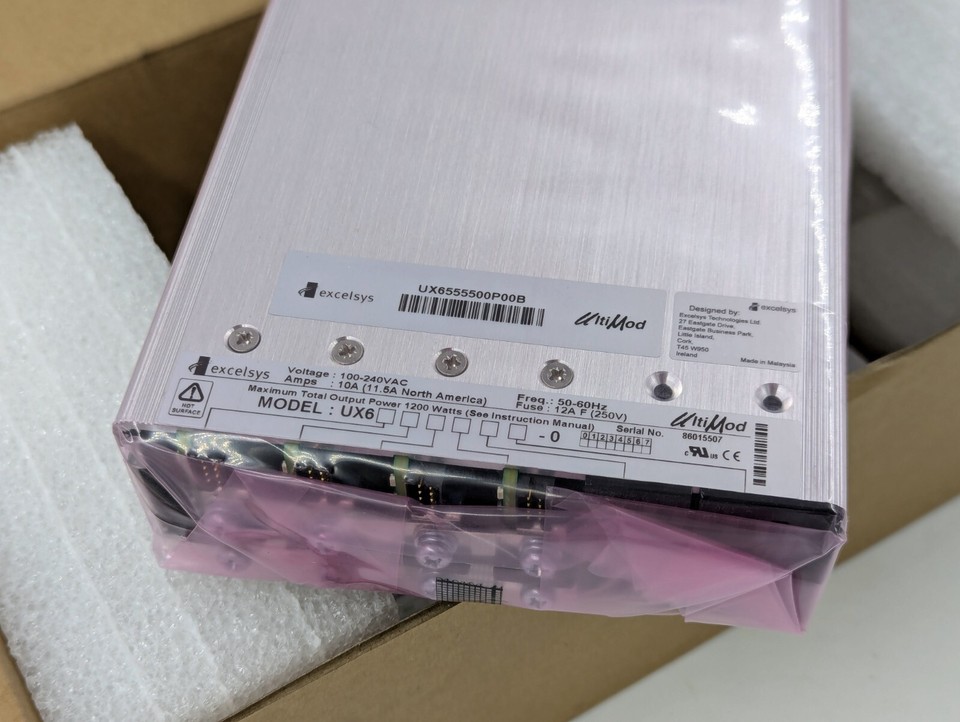 Brand New Excelsys UX6 100-240VAC 50-60Hz 1200W Power Supply | eBay