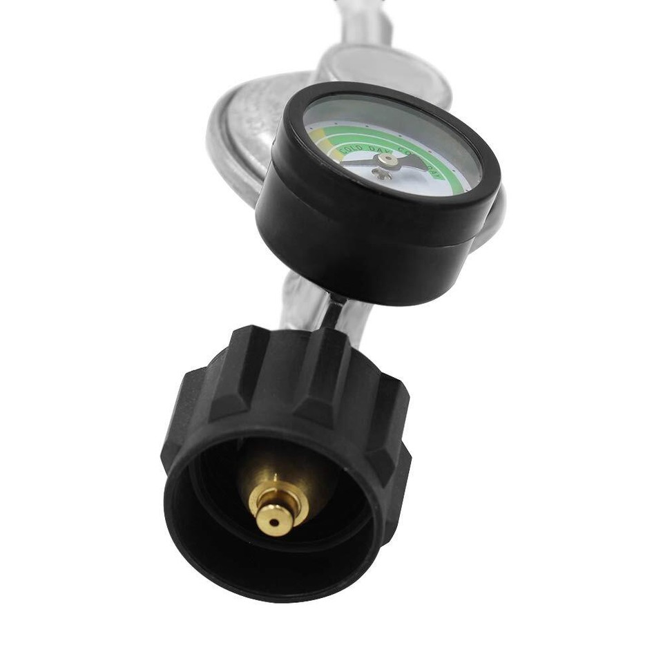 5FT Y-Splitter Propane Regulator Double Hose QCC1 Tank Connect 3/8 ...