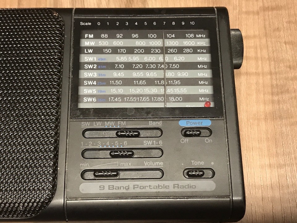 Vintage 9 Band Portable Radio Model MCE-7760 AM/FM/-AIR/LW/6-SW-fc | eBay