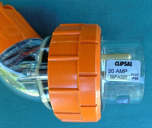 CLIPSAL 56 SERIES PLUG SINGLE PHASE 20amps 3 PINS 56PA320 USED | eBay ...