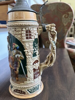 German Stein - 13" with Lid | eBay