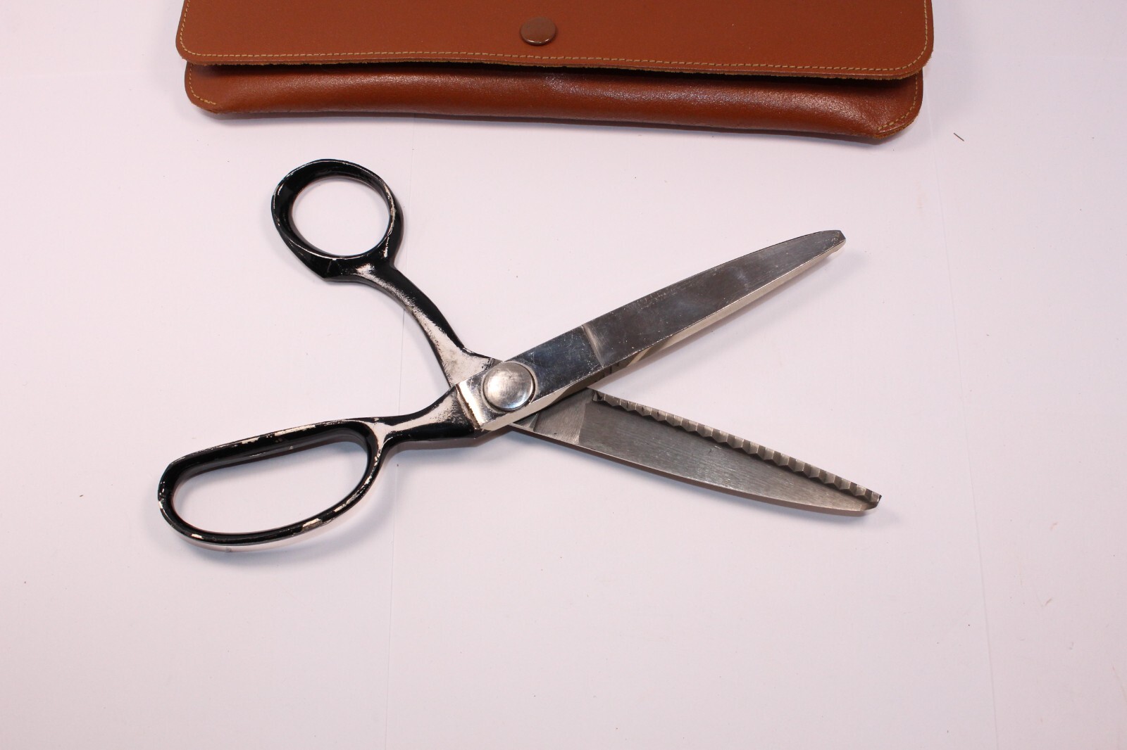 Vintage WISS SHEARS SCISSORS 1970408-2286874 NEWARK NJ USA Pinking HS ...