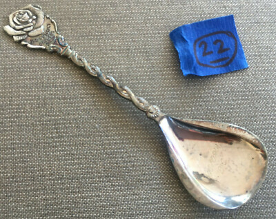 1 Souvenir Spoon Butchart Gardens Victoria Canada BC EPNS Holland Rose ...