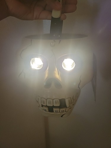 Halloween Candy Bucket Treat Skull Skeleton 1998 VTG Bucket Pail ...