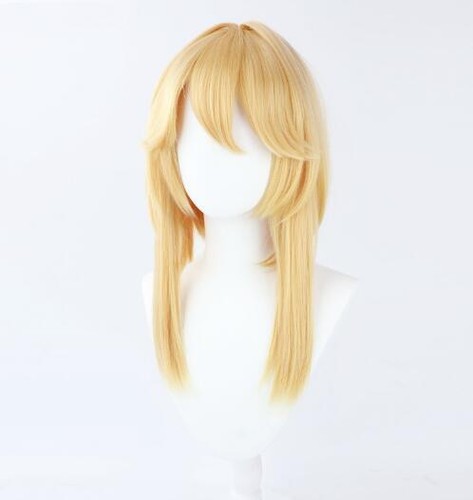 Guilty Gear Bridget Wig Cosplay Long hair Golden Wigs Party Props ...