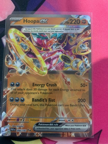 Pokémon TCG Hoopa ex 098/182 Double Rare Paradox Rift | eBay