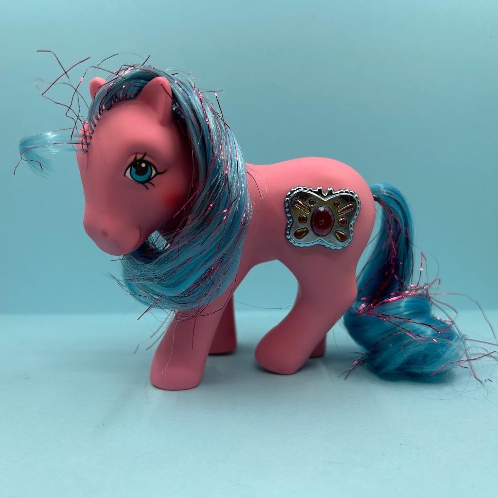 Vintage My Little Pony Toy G1 Princess Primrose Ruby Pink Tinsel Figure ...