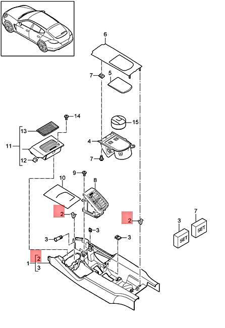 Genuine PORSCHE 2 718 Boxster Cayman 911 Carrera Retaining Clip ...