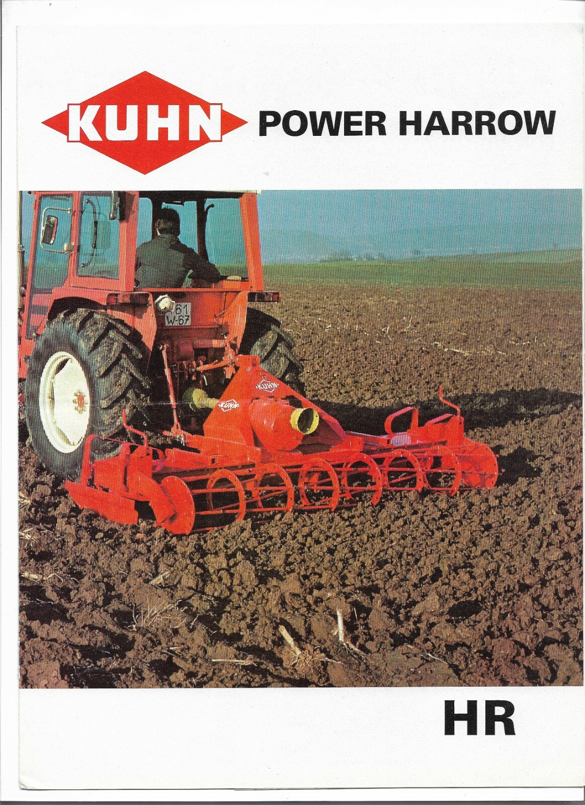 Original Kuhn HR120 HR180 HR240 HR300 Power Harrows Sales Brochure 1900 ...