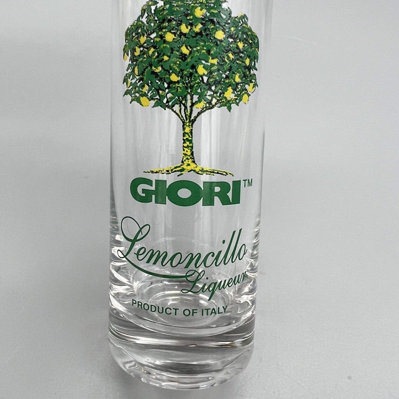 Lemoncillo Lemoncello Liqueur Cordial Shot Glass Giori Brand Italy Lemon EUC LN | eBay