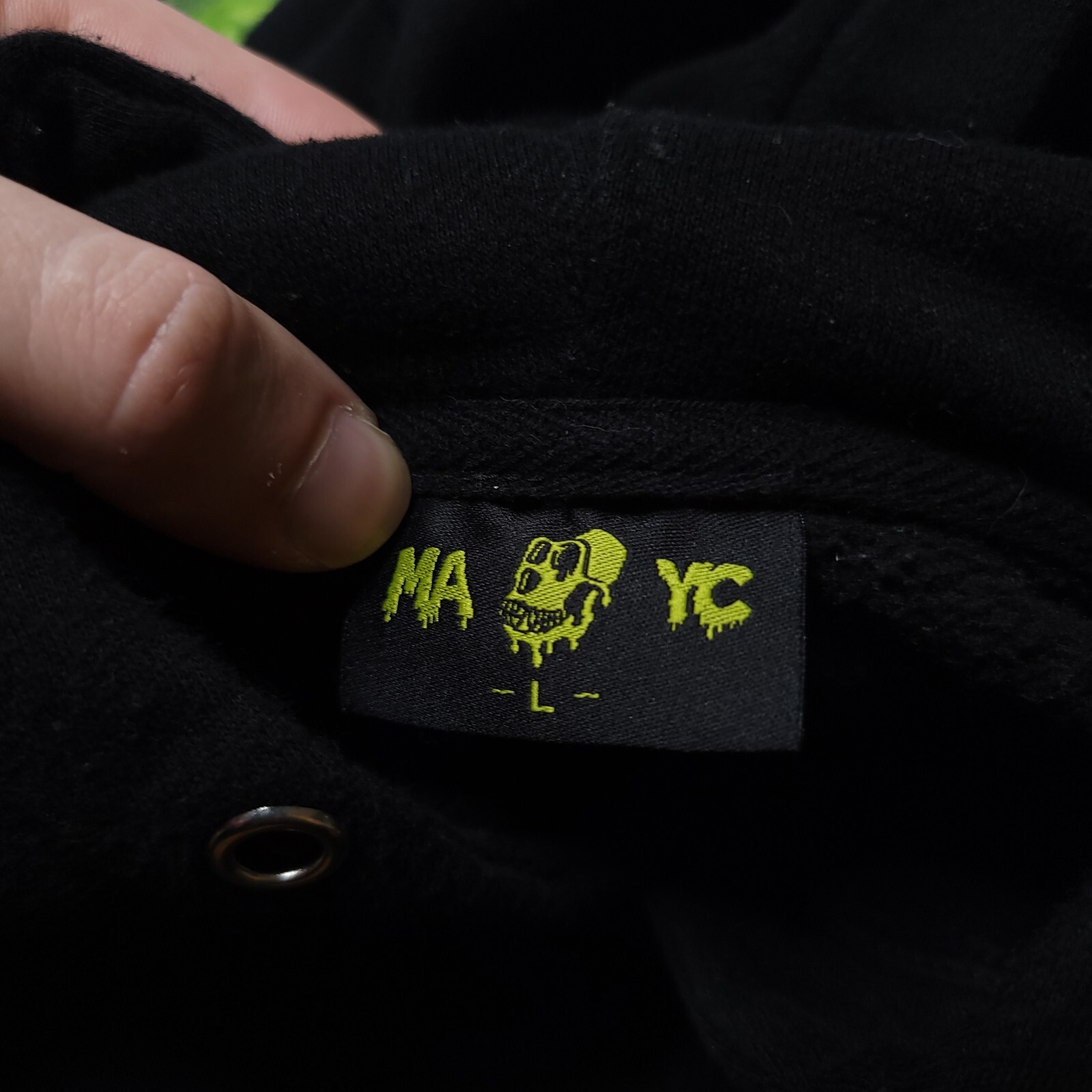 MAYC Mutant Ape Yacht Club Men's Graphic Hoodie Sz L … - Gem