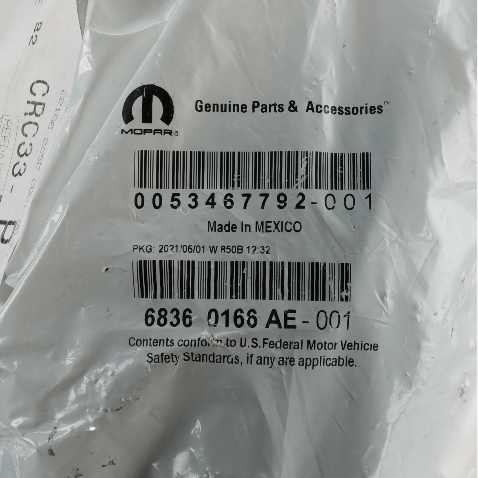 FRONT FASCIA FRONT FASCIA HEADLIGHT LAMP WIRING HARNESS OEM NEW MOPAR ...