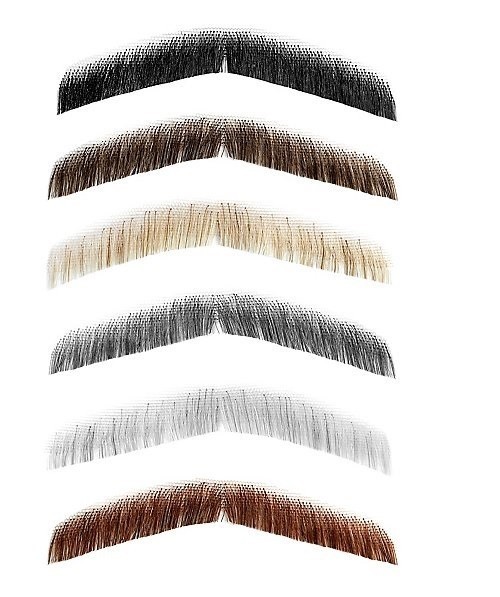 Gomez 20s Gangster Moustache Real Hair Pencil Thin Fake Theatrical Tash ...