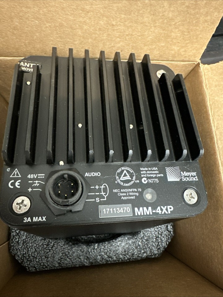 Meyer Sound MM-4XP Black, Regular Pigtail, Loudspeakers | eBay