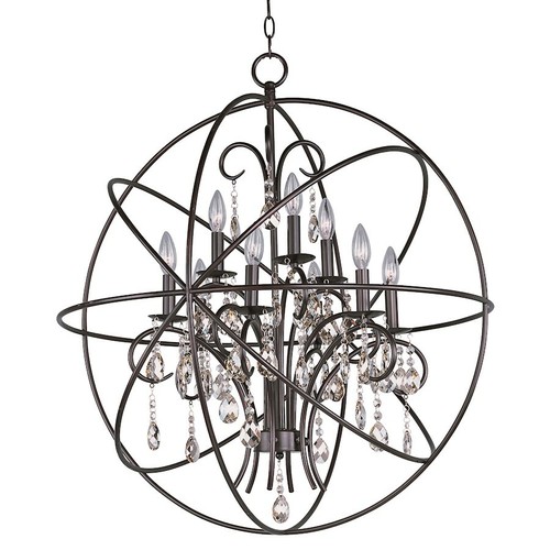 Maxim Lighting Orbit 9 Light Pendant, Oil Rubbed Bronze - 25145OI ...