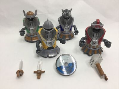 Lot 4 HEXBUG Micro Titans Vortex Viking Brawlers W/Swords Hammer ...